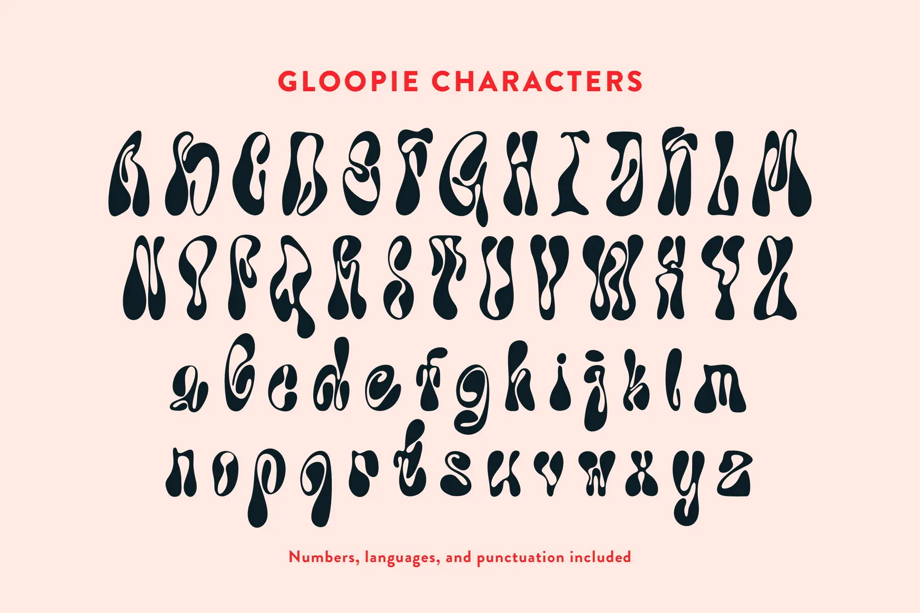 Gloopie Font - YouWorkForThem