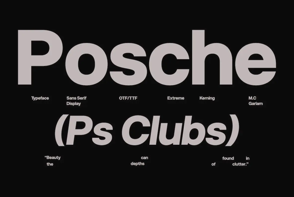PS Clubs Font - YouWorkForThem