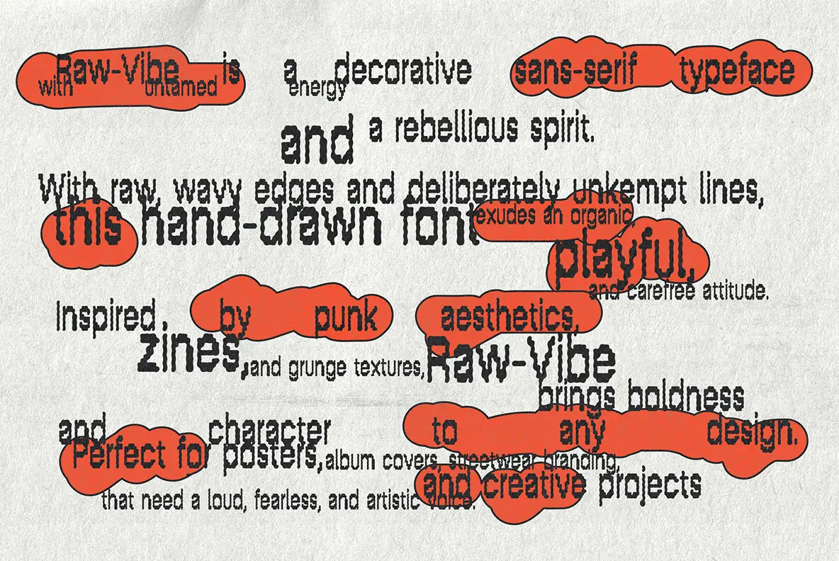 Raw Font - YouWorkForThem