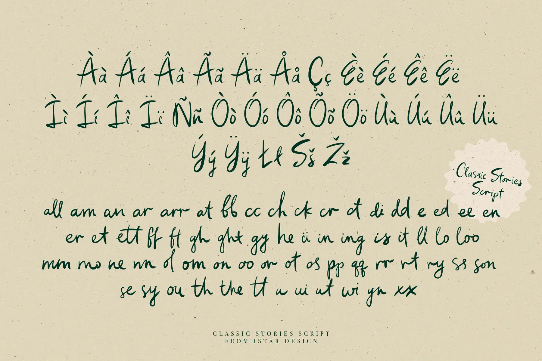 Classic Stories Font - YouWorkForThem