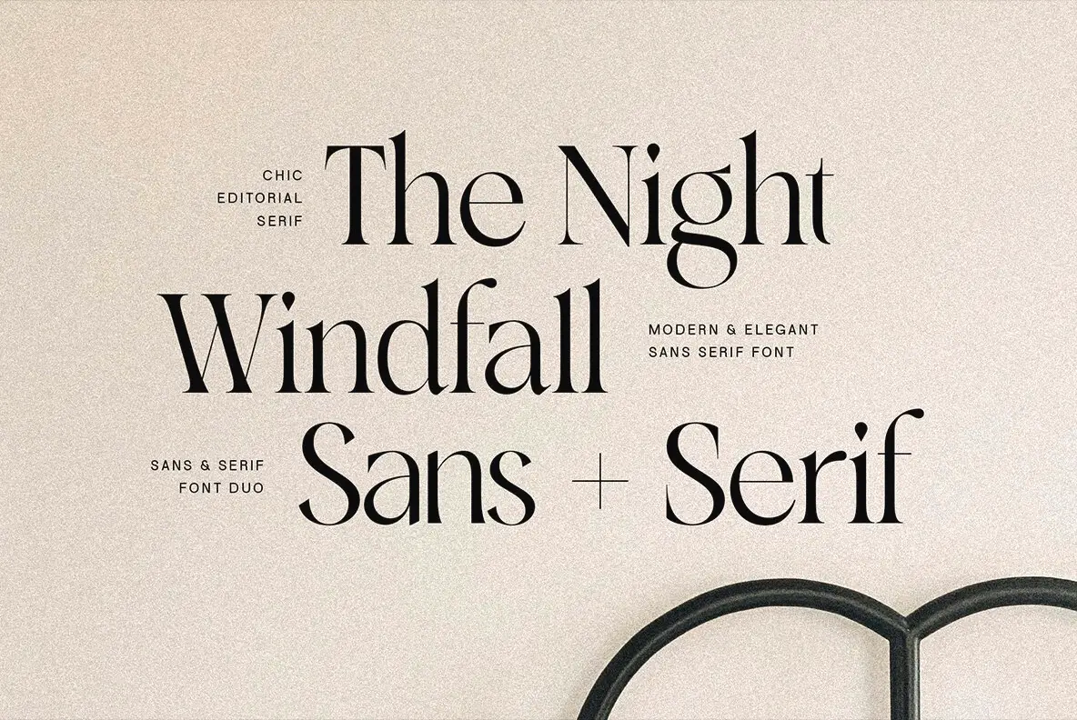 SLTF Night Windfall Font Duo - YouWorkForThem