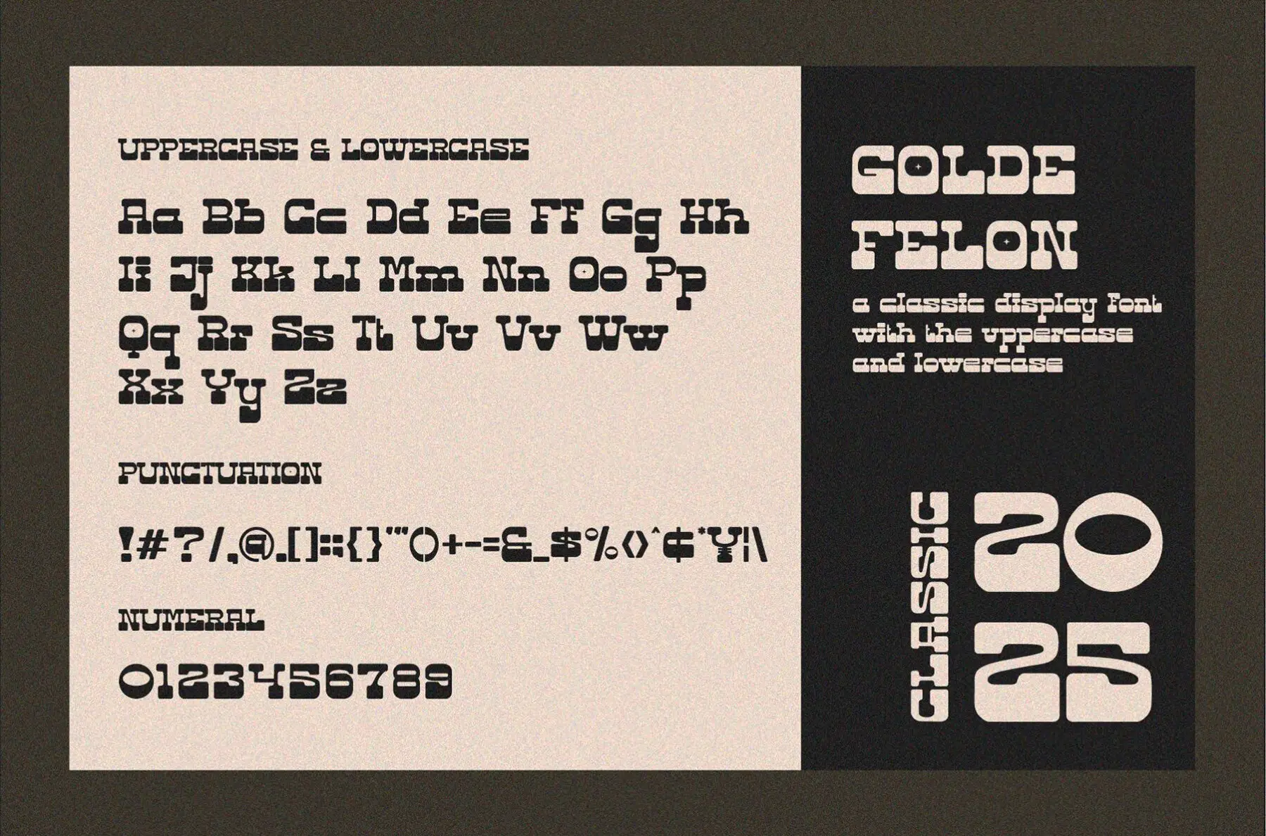Golde Felon Font - YouWorkForThem
