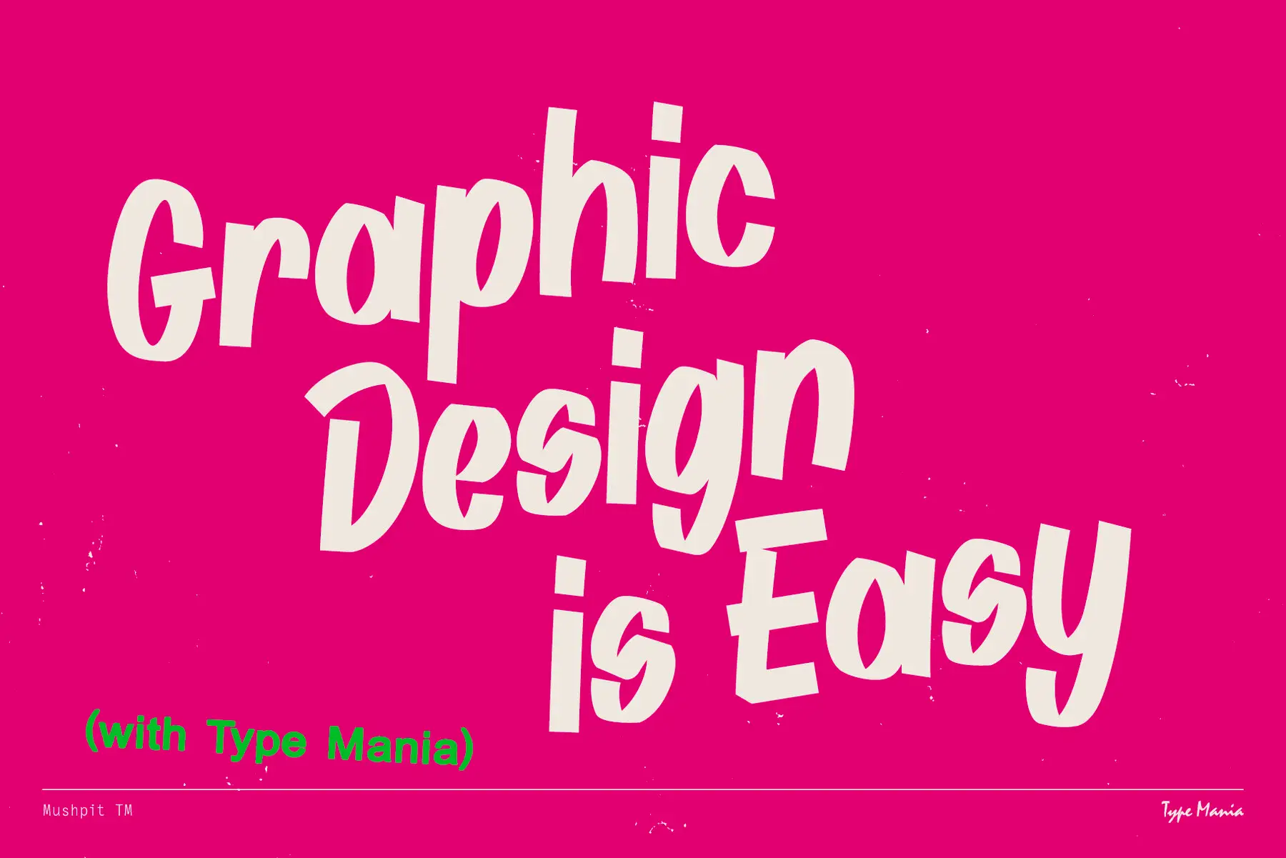 Mushpit TM Font - YouWorkForThem