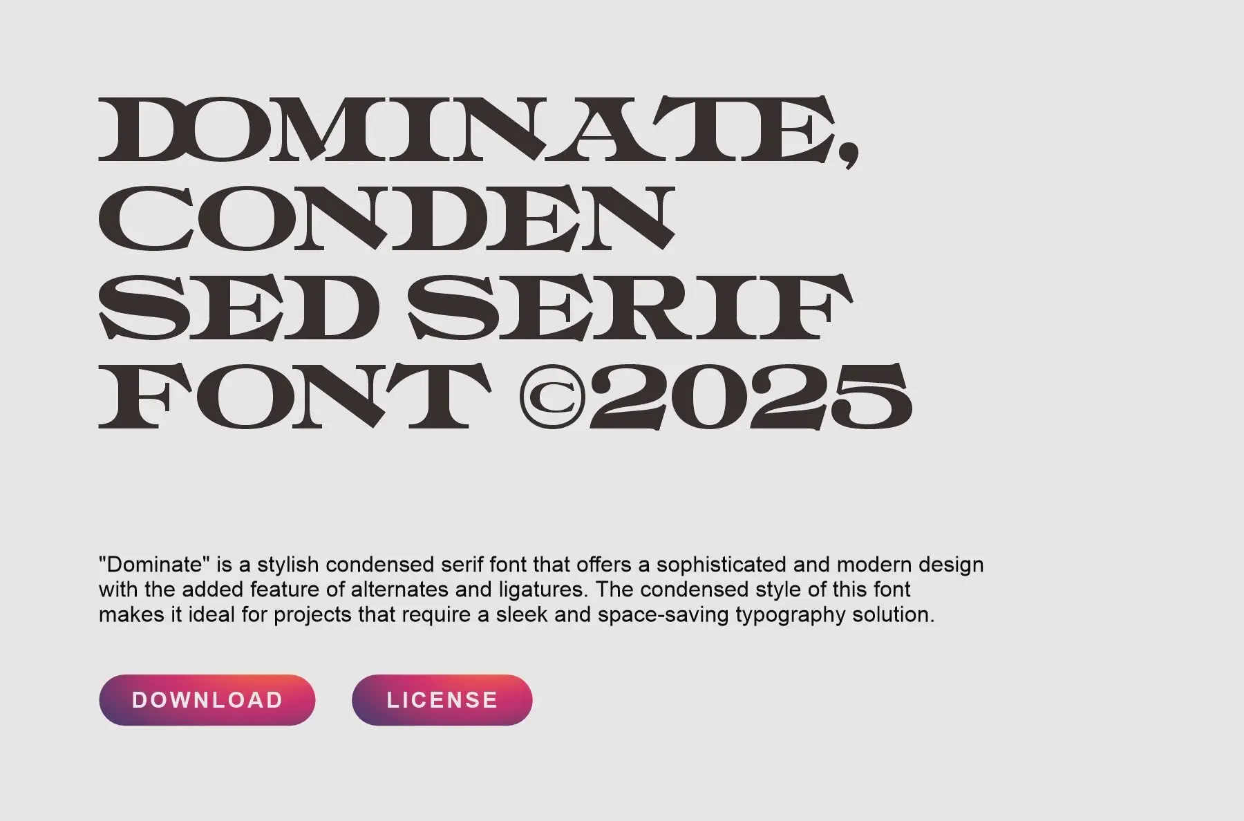 WS Dominate Font - YouWorkForThem