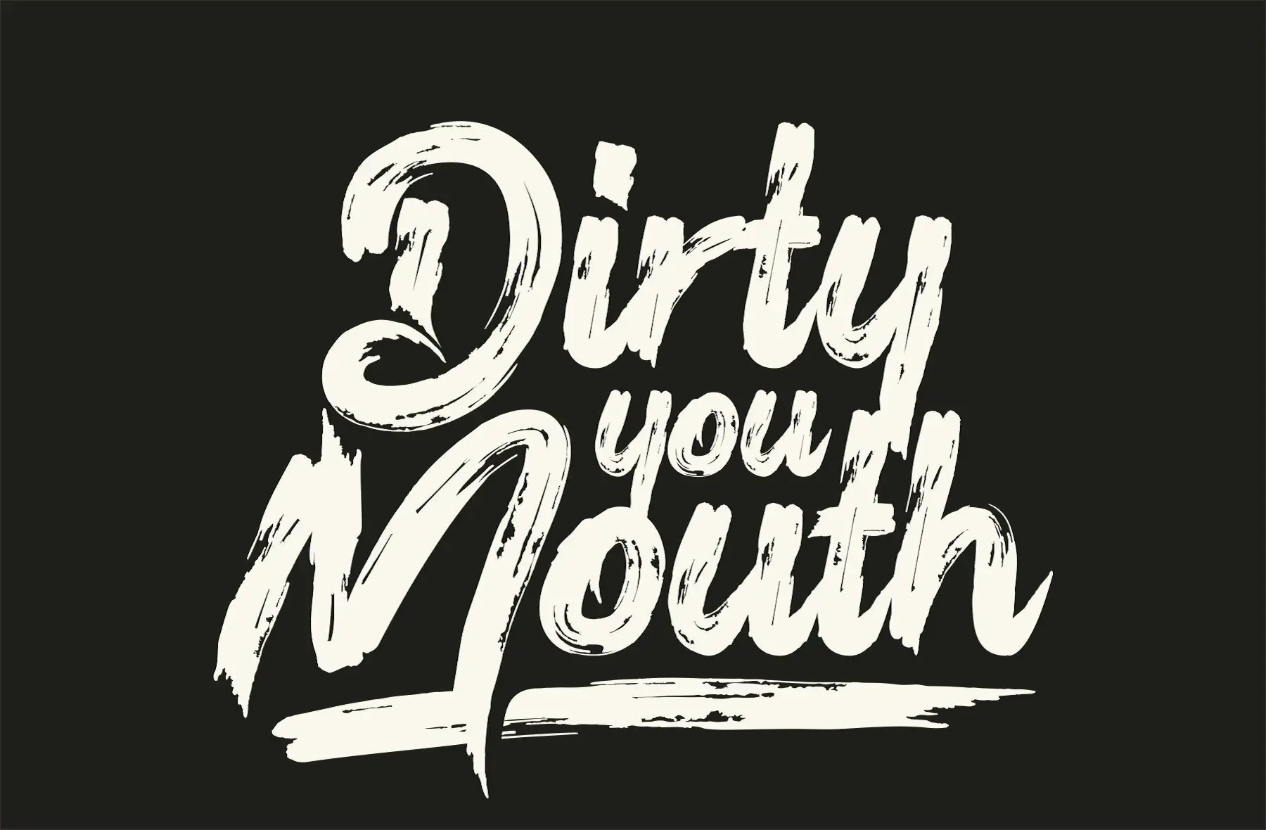 Sludgy Brush Font - YouWorkForThem