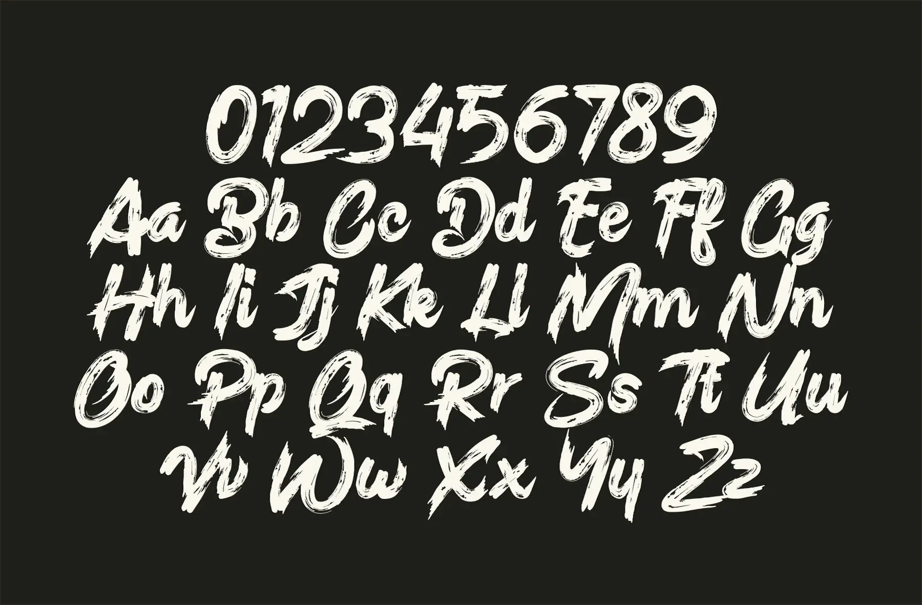 Sludgy Brush Font - YouWorkForThem