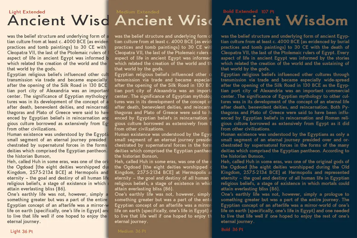 Horus Font - YouWorkForThem