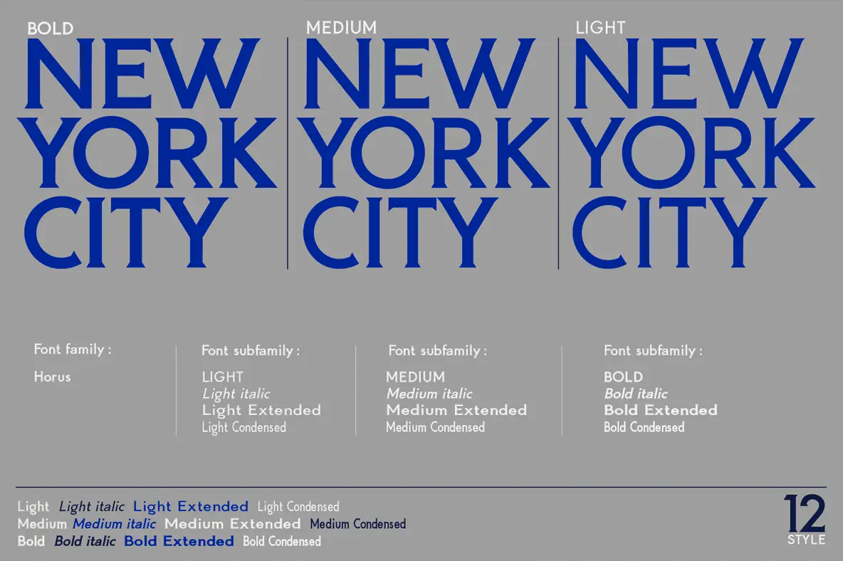 Horus Font - YouWorkForThem