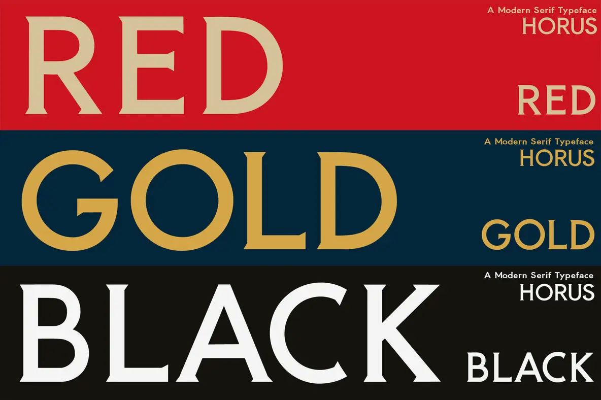 Horus Font - YouWorkForThem