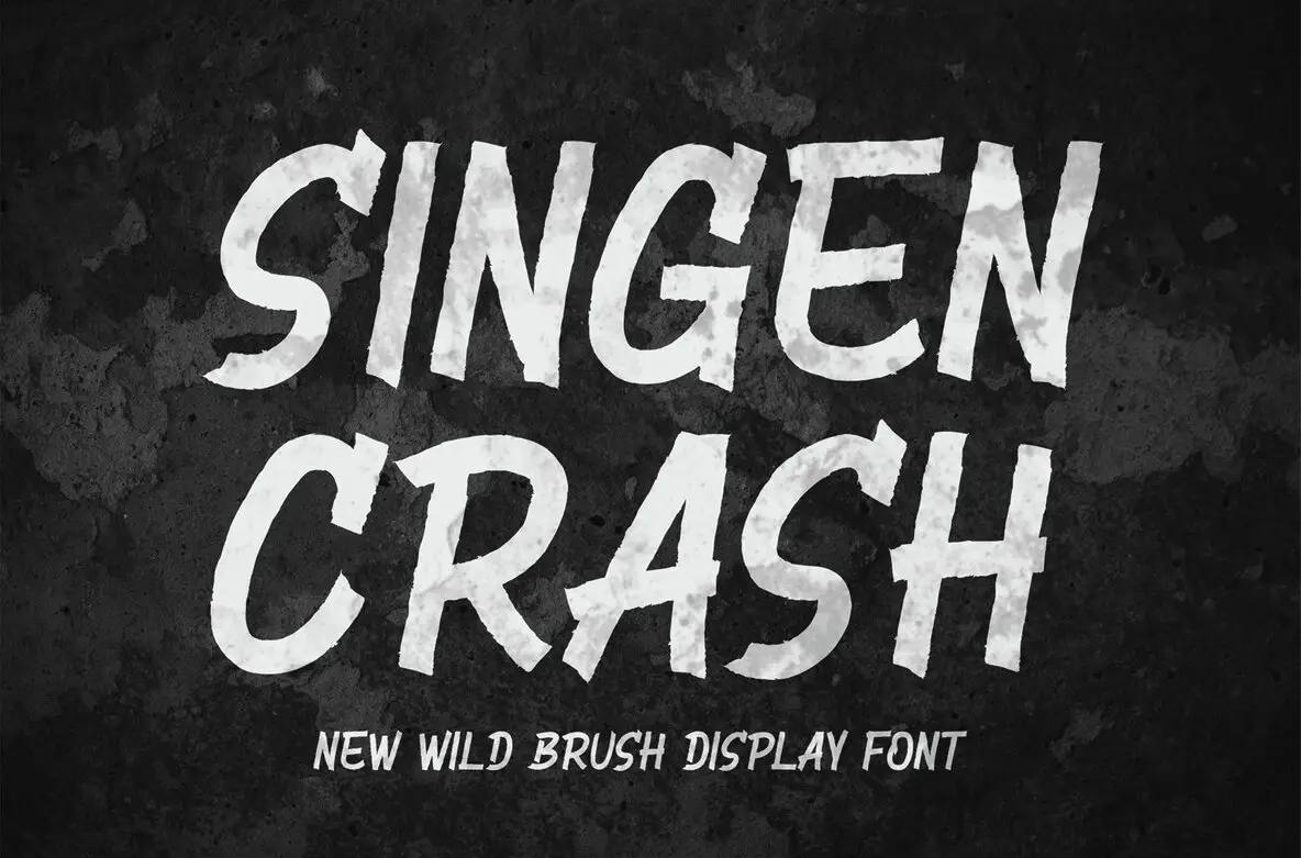 Singen Crash Font - FontPath