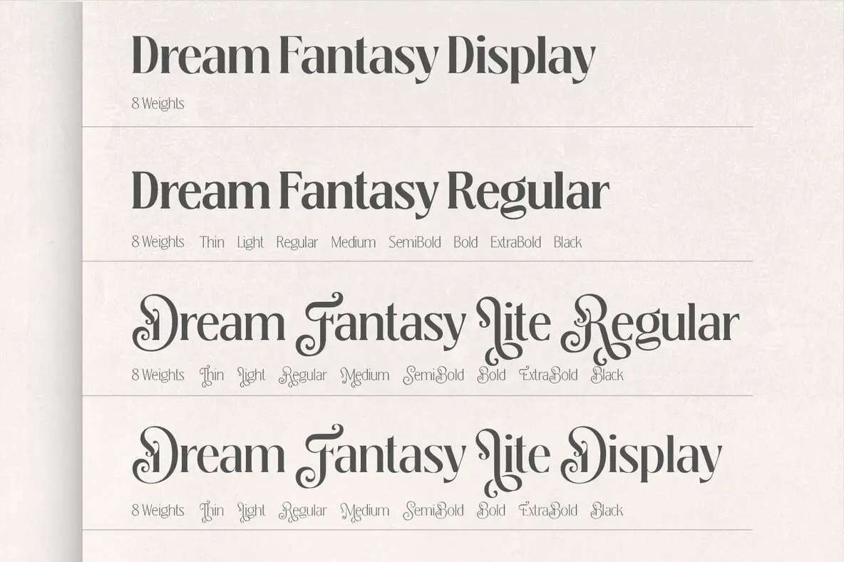 Dream Fantasy Font - YouWorkForThem
