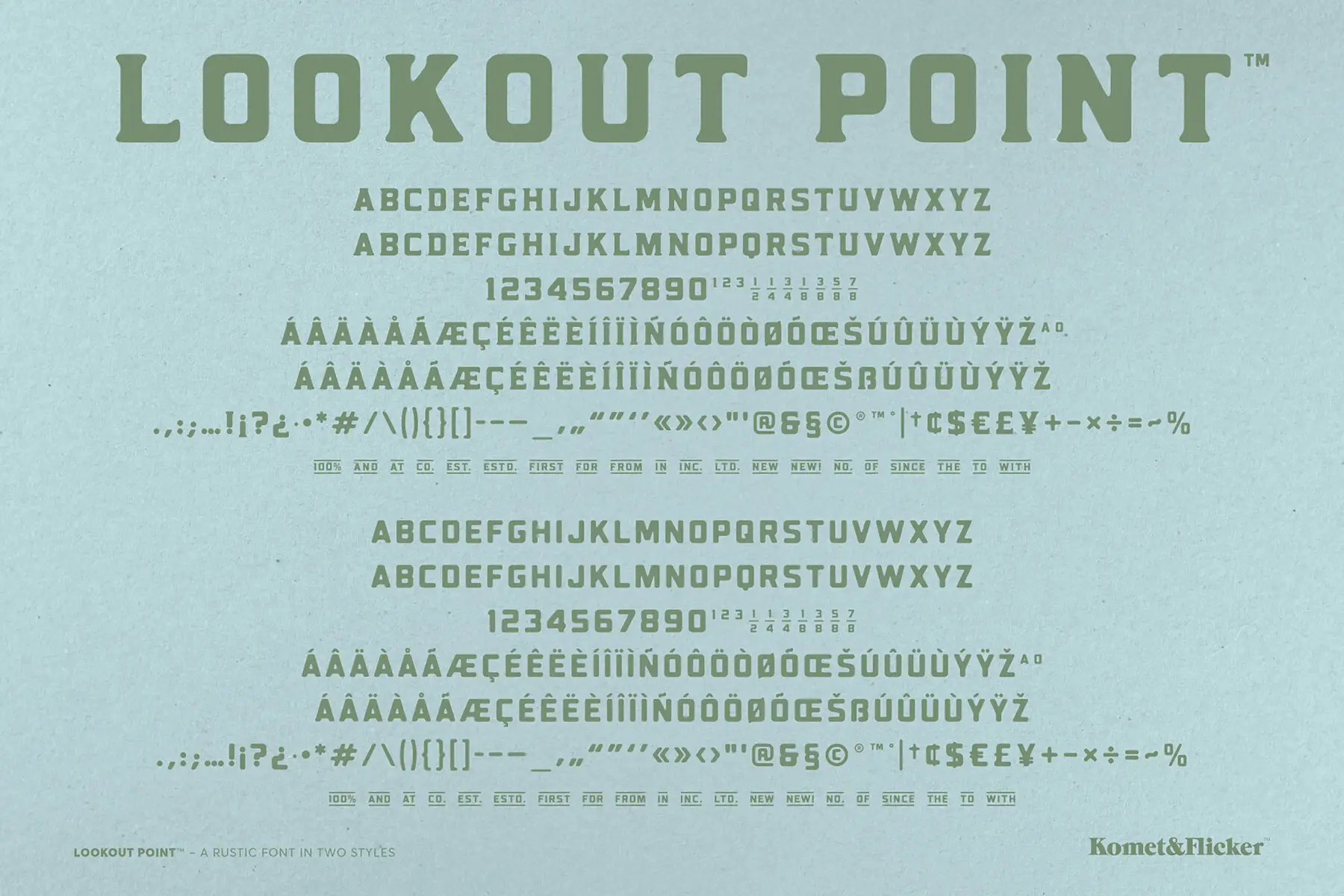 Lookout Point Font - YouWorkForThem