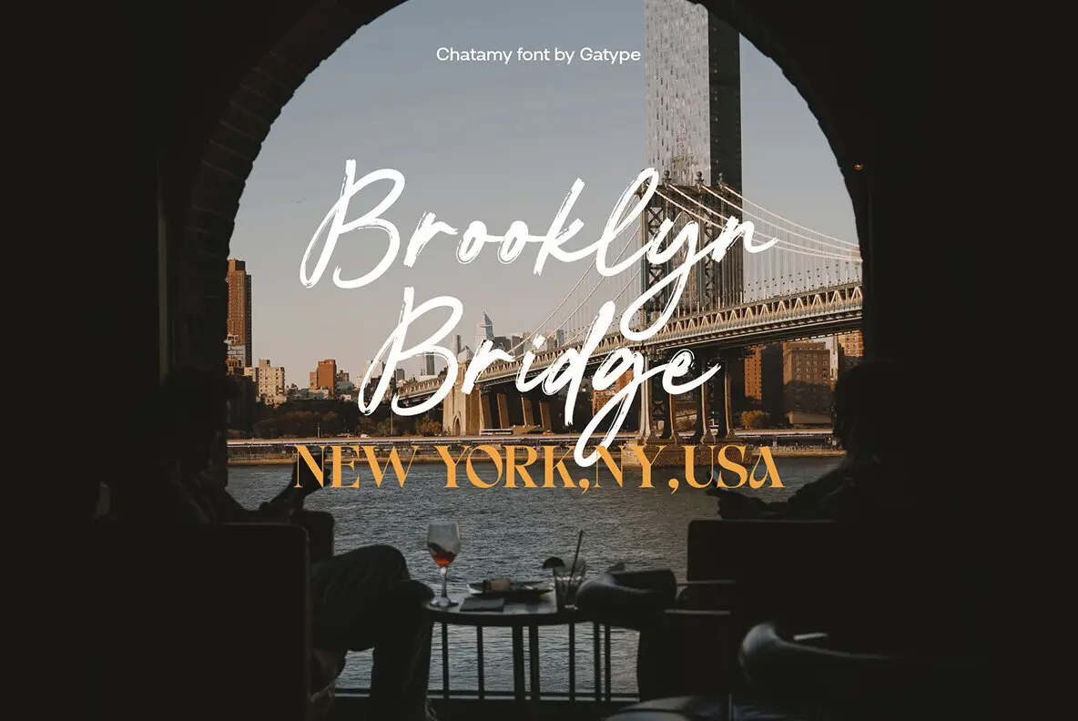 Chatamy Font - YouWorkForThem