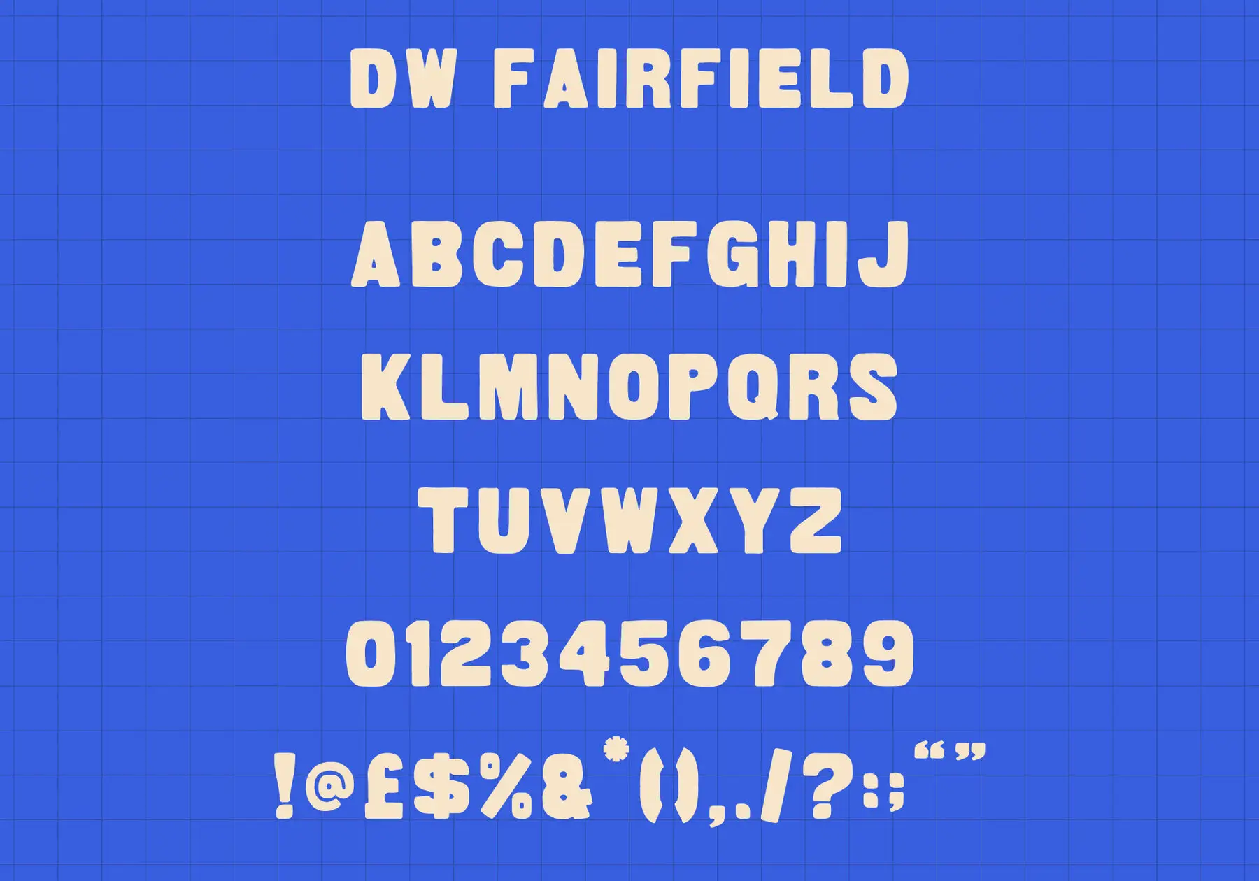 DW Fairfield Font - YouWorkForThem