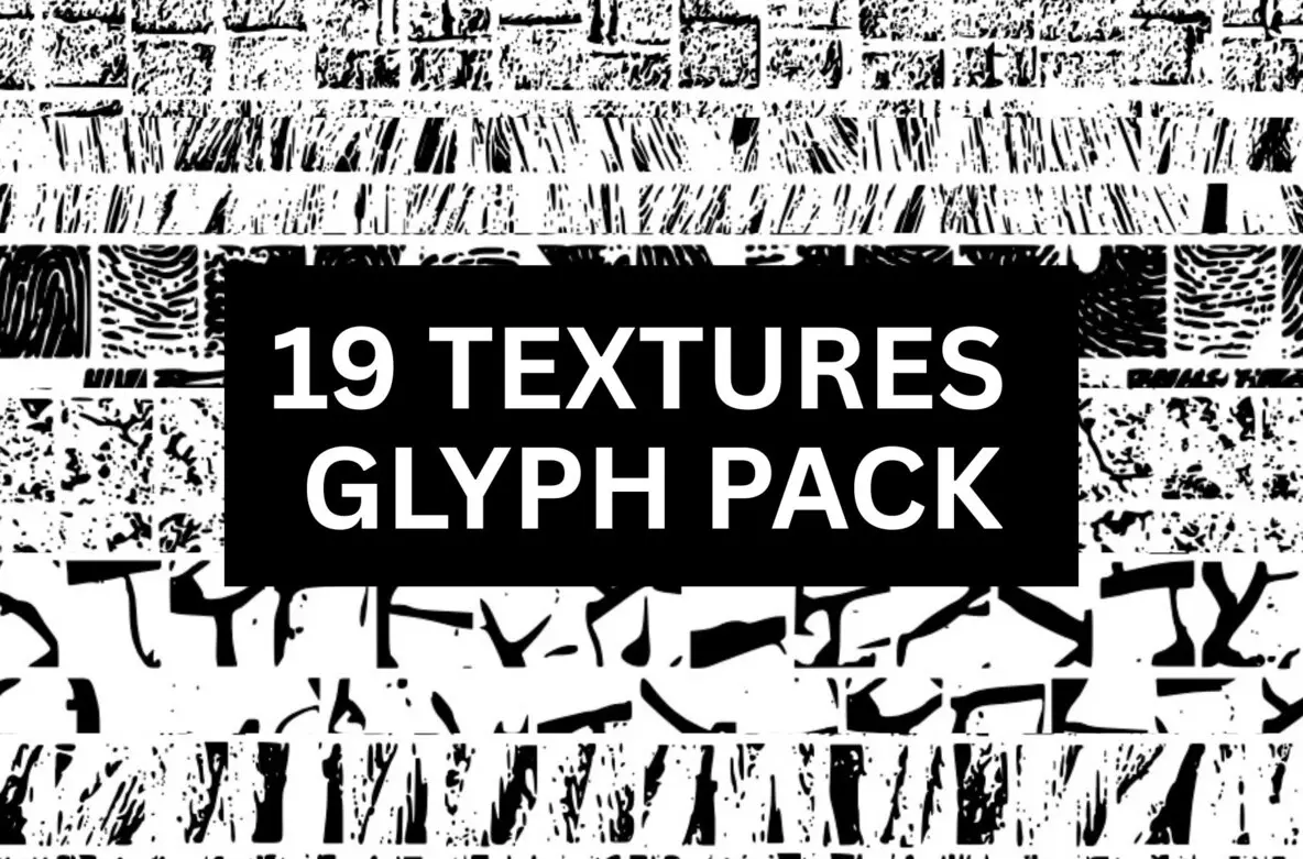 19 Textures Font - YouWorkForThem