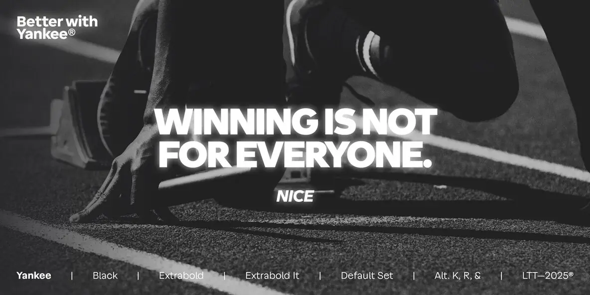 Yankee Font - YouWorkForThem