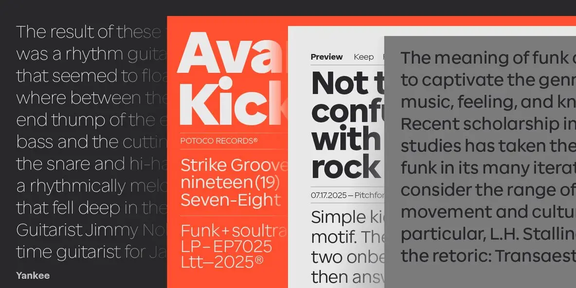 Yankee Font - YouWorkForThem