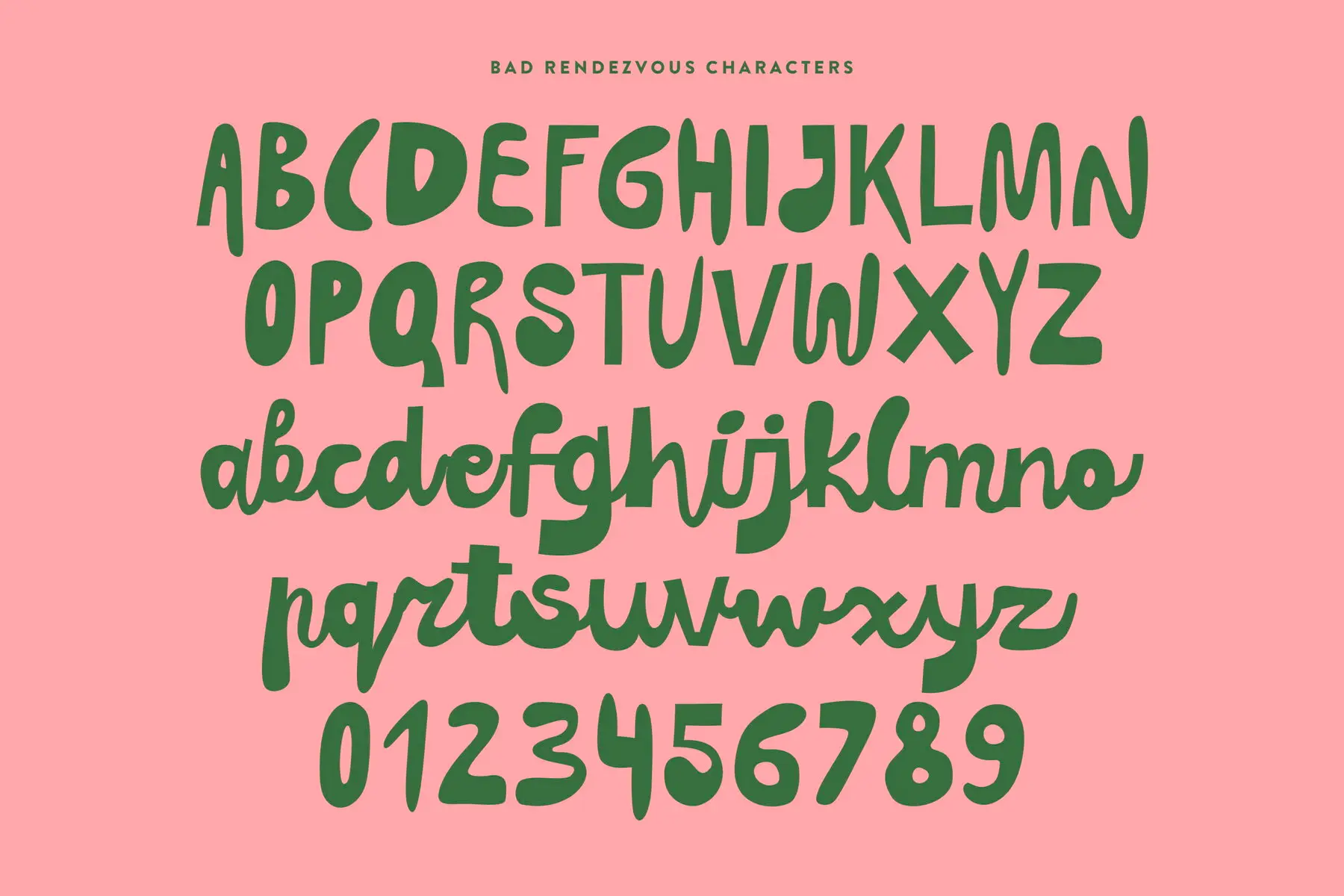 Bad Rendezvous Font - YouWorkForThem