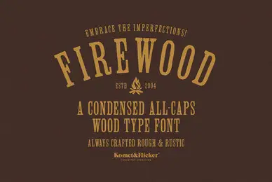 Wood Type & Letterpress Fonts - YouWorkForThem