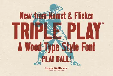 Wood Type & Letterpress Fonts - YouWorkForThem