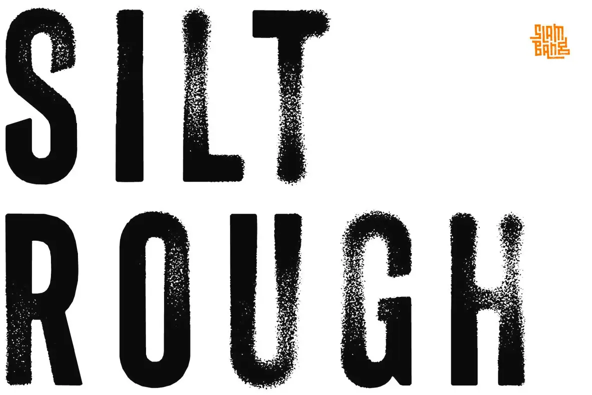 Silt Rough Font - YouWorkForThem