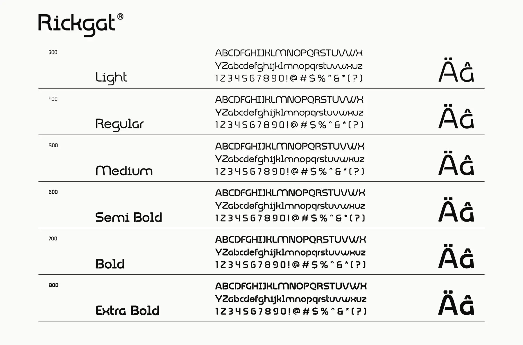 Rickgat Font - YouWorkForThem