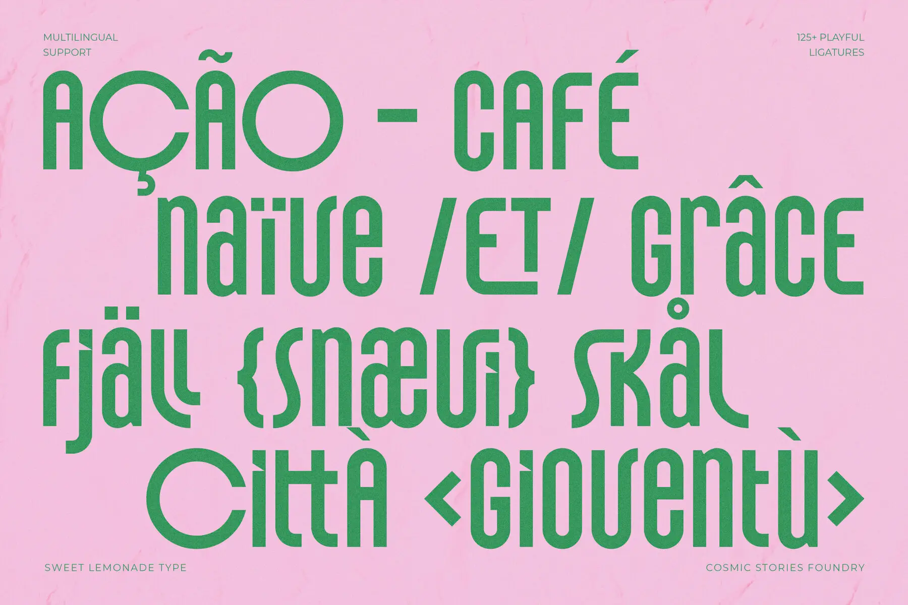 Sweet Lemonade Font - YouWorkForThem