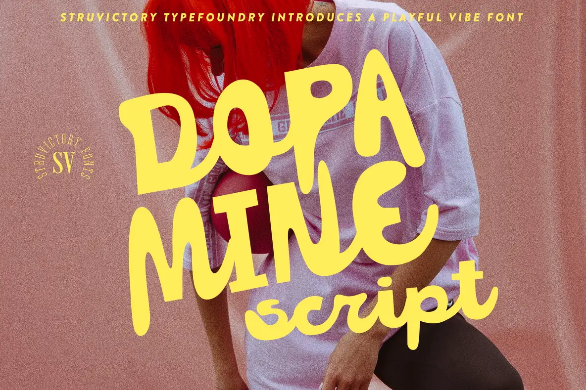 Dopamine Script Font - YouWorkForThem