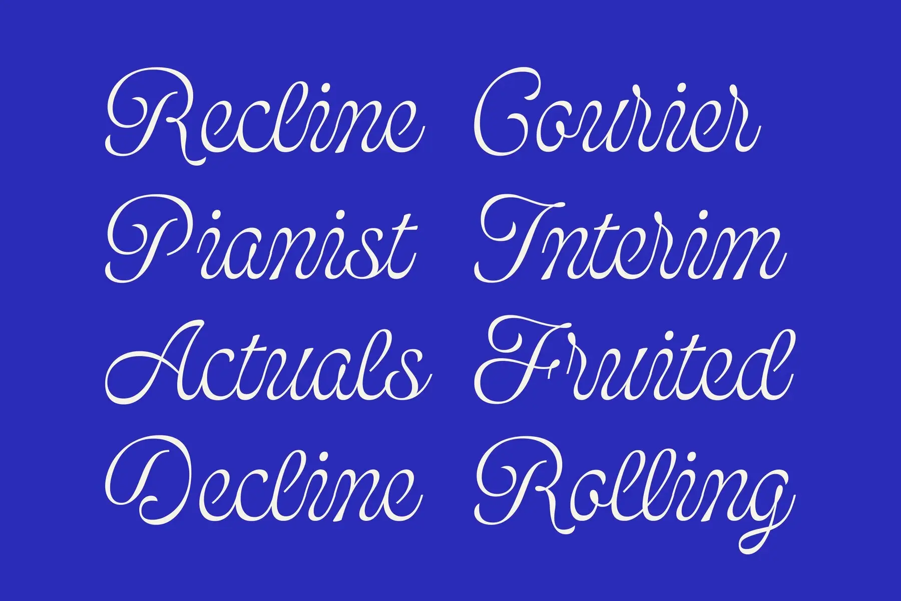 Bolina Font - YouWorkForThem