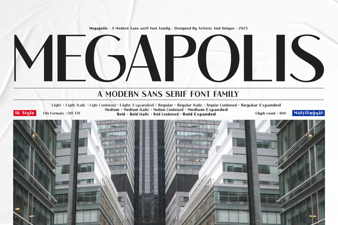 Megapolis Font - YouWorkForThem