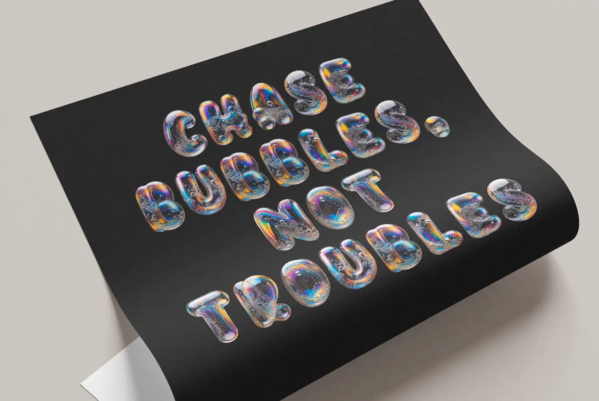 Bubble Luxe Font - YouWorkForThem