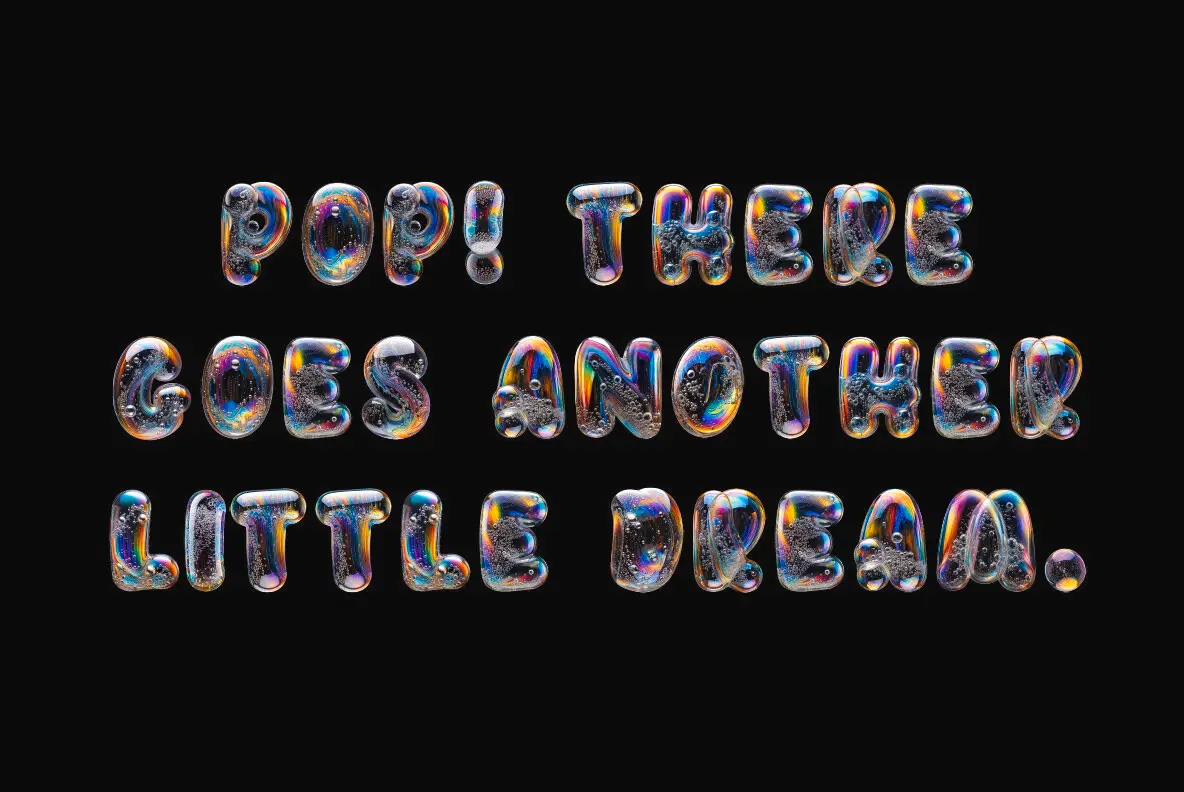 Bubble Luxe Font - YouWorkForThem