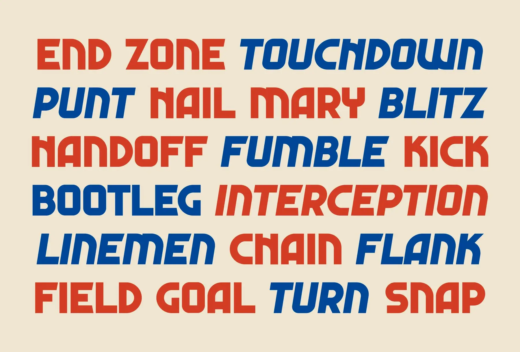 Kicker Font - YouWorkForThem