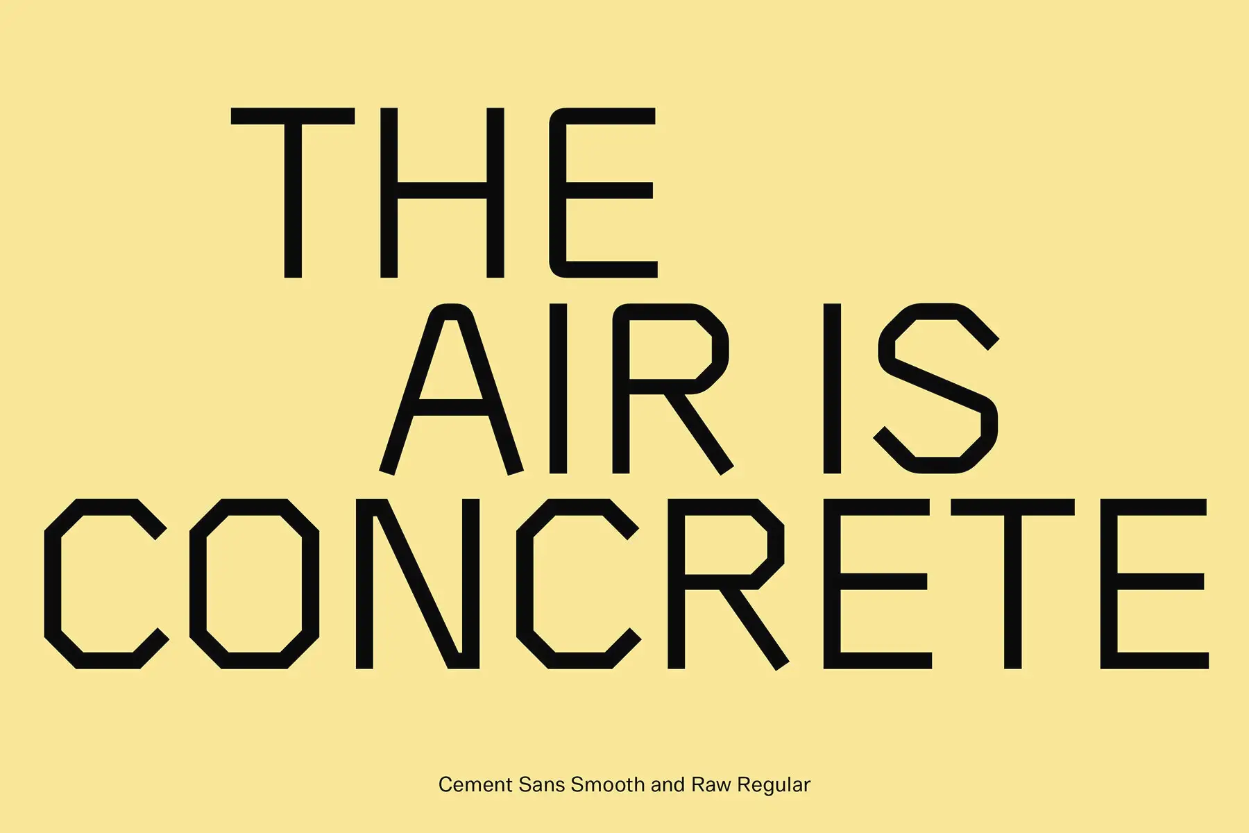 Cement Sans Font - YouWorkForThem