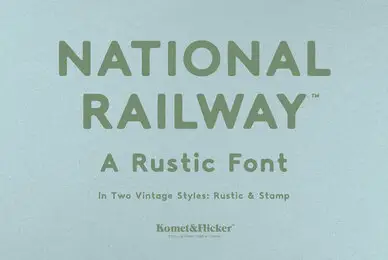 Rustic Fonts - YouWorkForThem