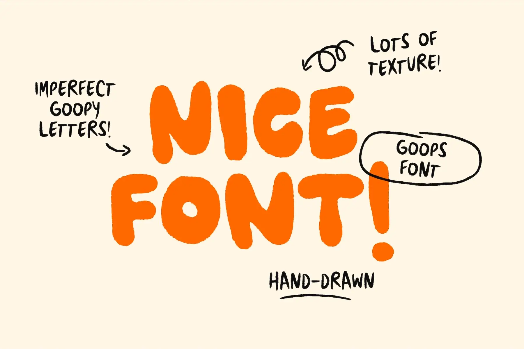 Goops Font - YouWorkForThem