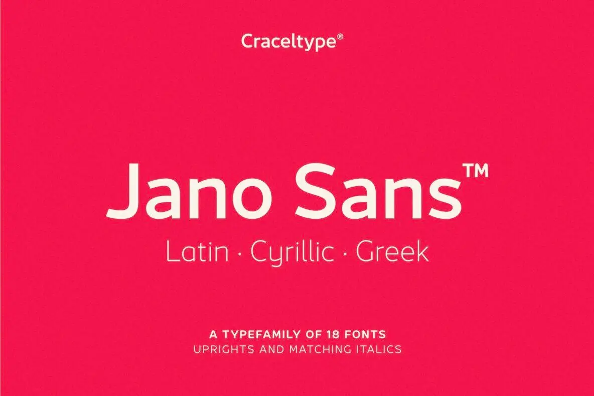 Jano Sans Font - YouWorkForThem