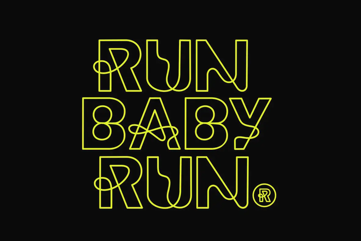 Runner Font - YouWorkForThem