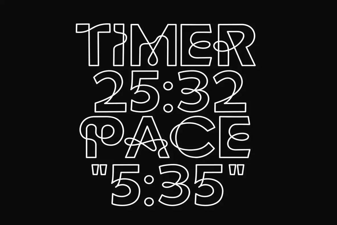 Runner Font - YouWorkForThem