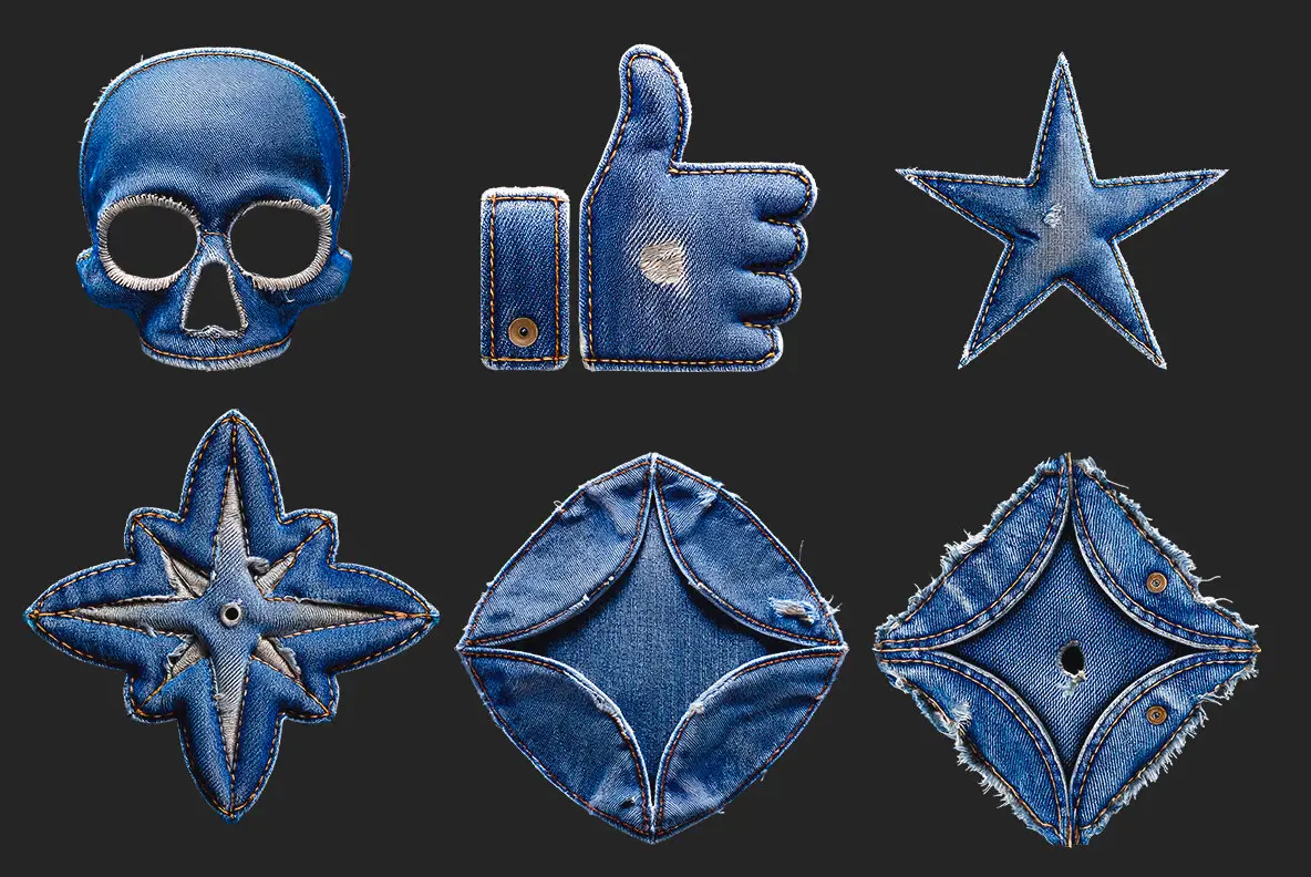 Denim Drip Font - YouWorkForThem