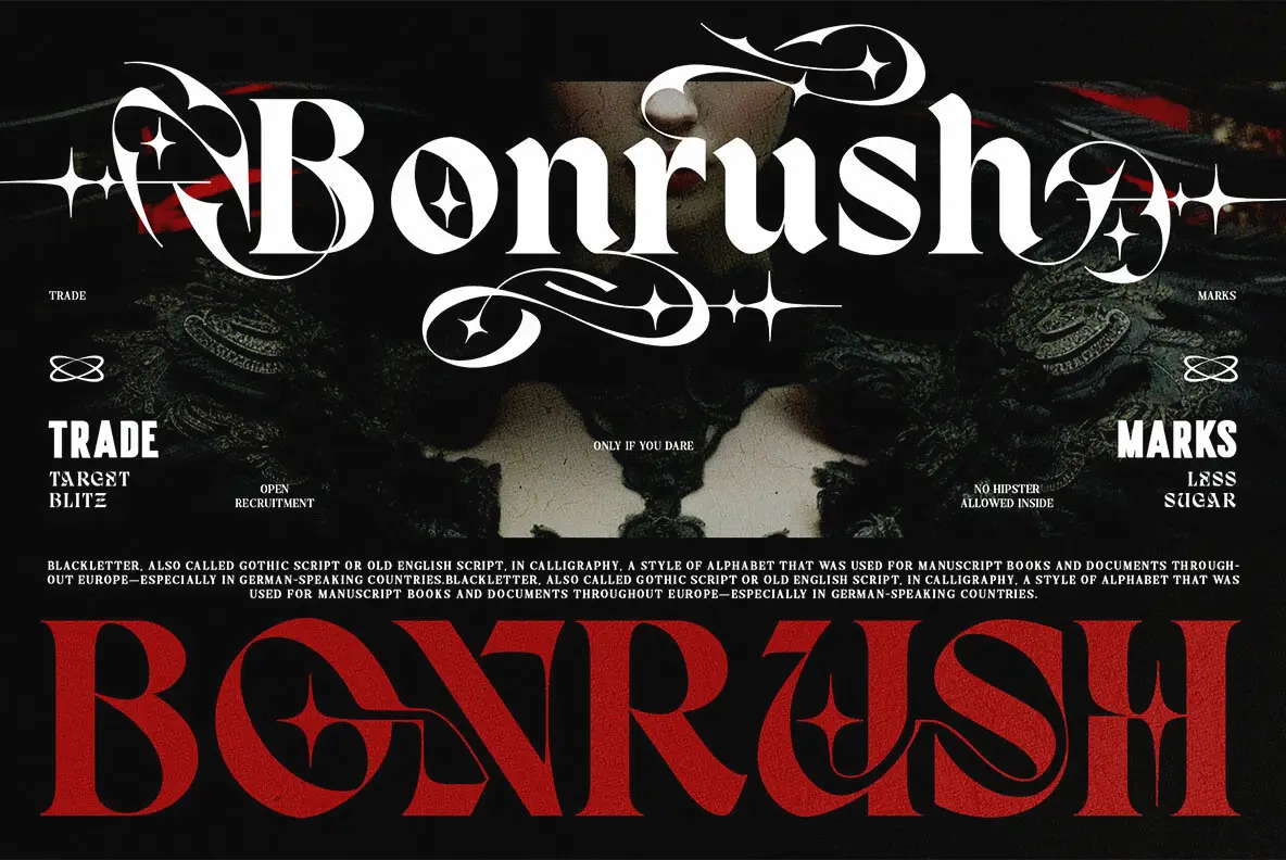 Dark Reborn Font - YouWorkForThem