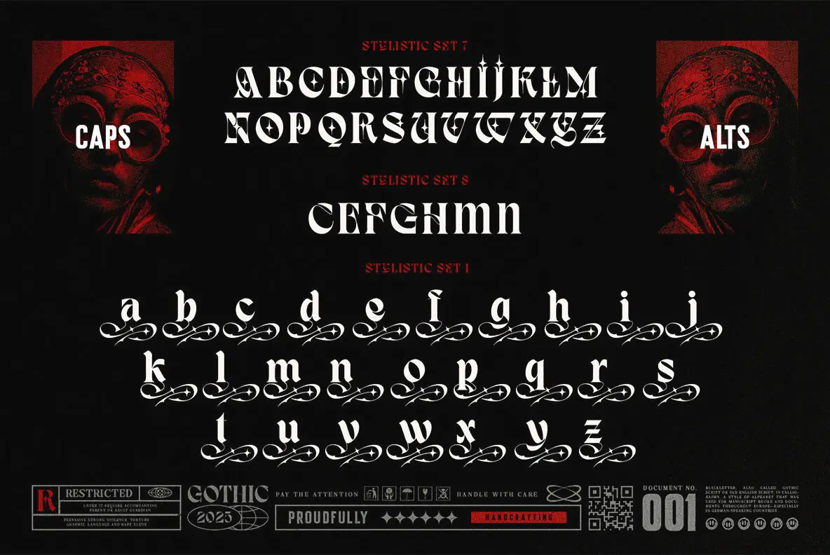 Dark Reborn Font - YouWorkForThem