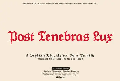 50 Best Gothic Fonts for Modern Designers - YouWorkForThem