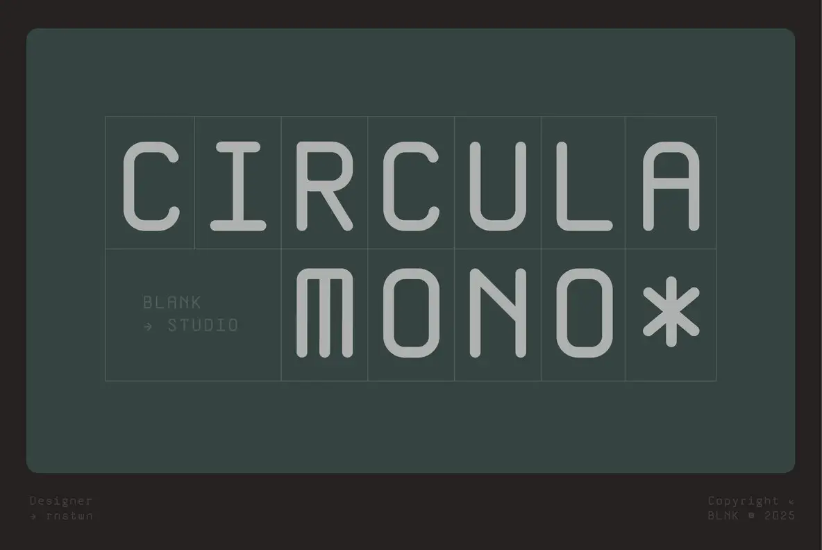 Circula Mono Font - YouWorkForThem