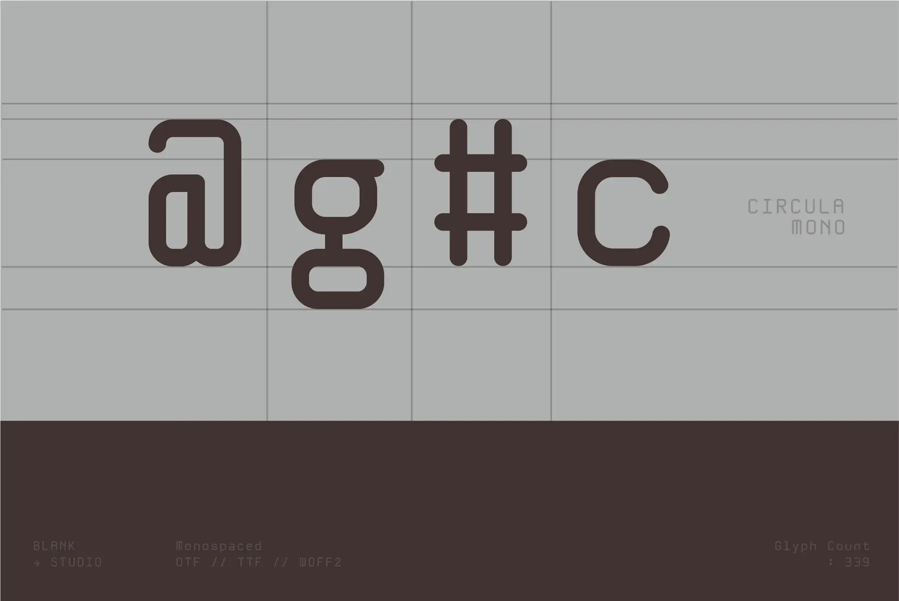 Circula Mono Font - YouWorkForThem