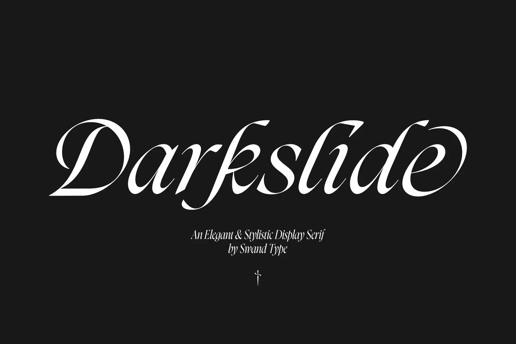 Darkslide Font - YouWorkForThem