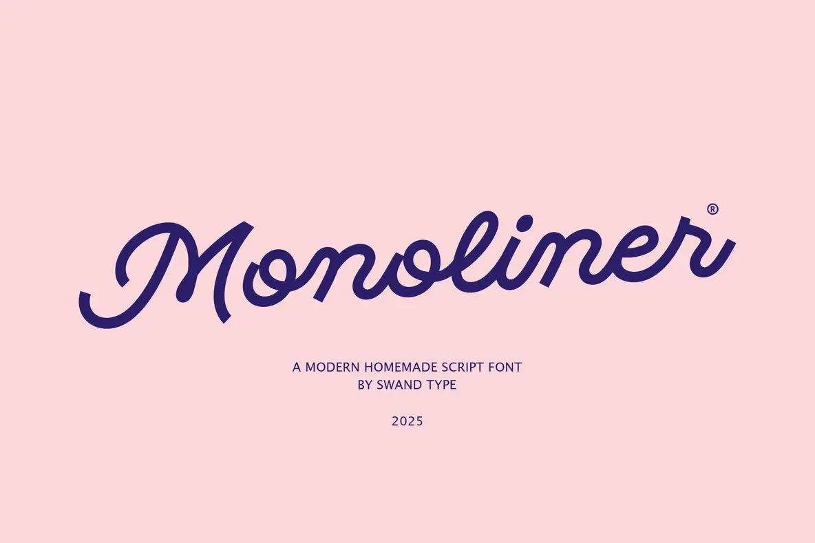 Monoliner Font - YouWorkForThem