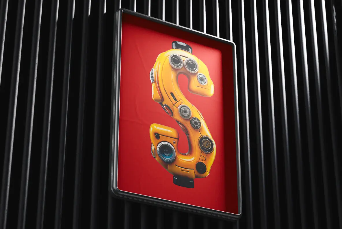 Yellow Robot SVG Font - FontPath