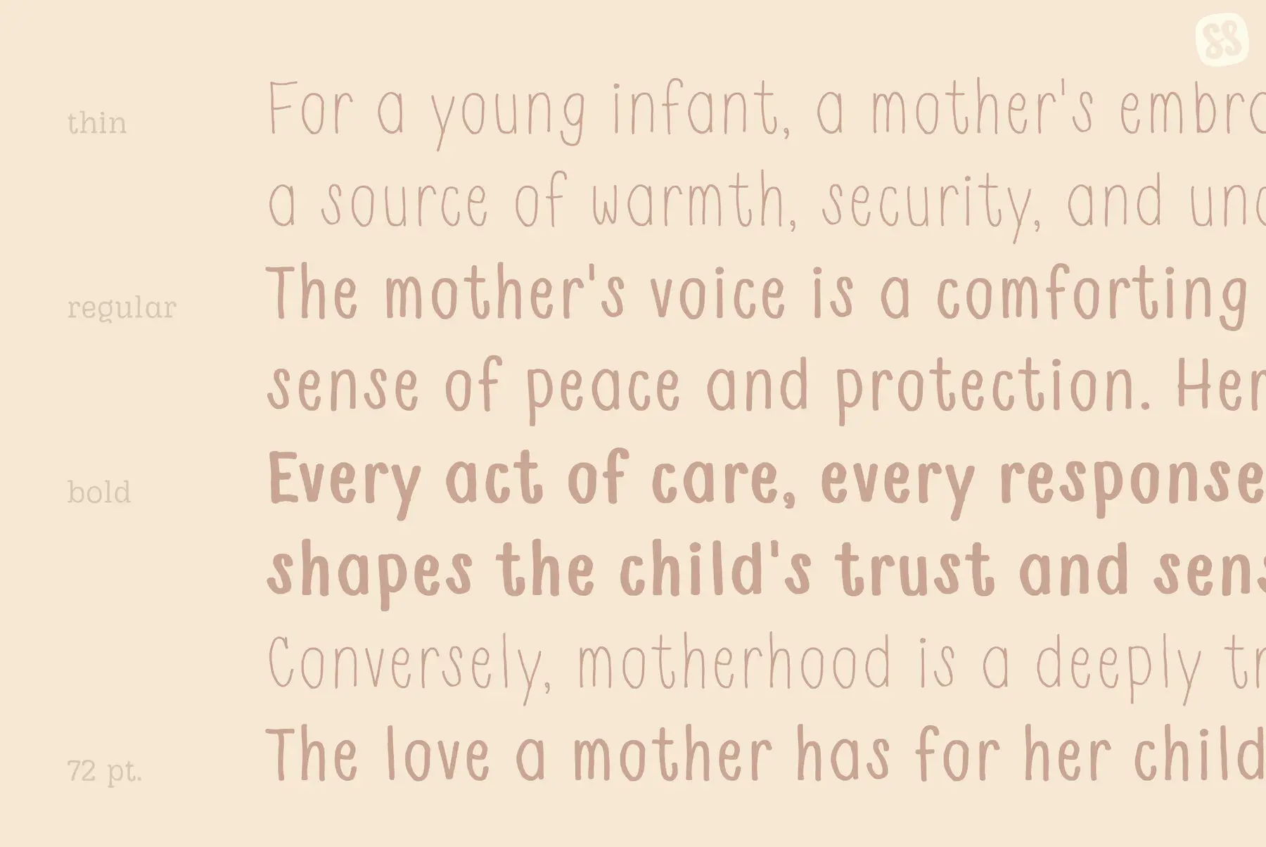 MOMMY BOE Font - YouWorkForThem