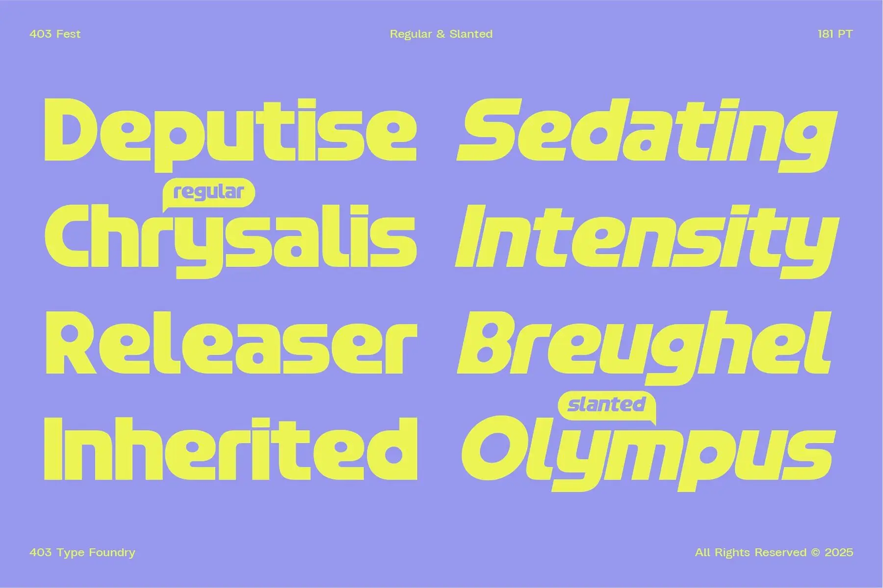 403 Fest Font - YouWorkForThem